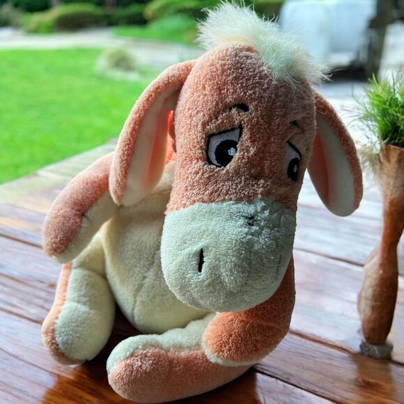 Disney | Toys | Disney Store Eeyore Plush Stuffed Animal Pale Orange ...